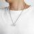 Men's Square Cube Rubik's Cube Pendant Necklace - Jewelry Reimagine